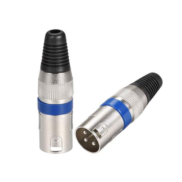 【特長】XLRメスコネクタマイク接続/オーディオエレクトロニクス、アンプ、ケーブル配線などの用途に使用できます。【コネクタ】標準3ピン穴構成で、XLR出力のプロ用オーディオ機器に適しています。【利点】長距離伝送（＜100M）を助長する平衡伝...