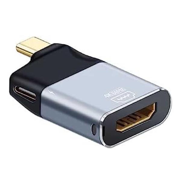 USB-C(Thunderbolt 3またはディスプレイ出力（DP ALTモード）対応)のコンピューター/ラップトップ/タブレット/スマホなどの画面を、HDMI搭載のプロジェクター/モニターへ拡張＆ミラーができ、同時に充電ができます。Typ...