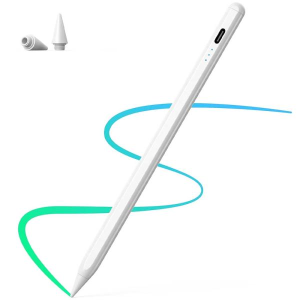 iPad専用　タッチペン※2018 以降 iPad / iPad Pro/ iPad Air iPad ｍiniのみに対応。 iPhone、アンドロイド、Microsoftデバイス、2018以前のバージョンのiPadは、サポートしていません...