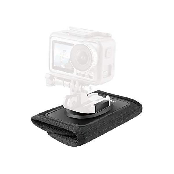 マジックテープでバックパックに固定されて、バックパックから落ちる心配がありません。本製品はJ-フックバックルと一緒に使用する必要があり、取り付けと取り外しが簡単です。全てのGoProカメラ 、GoPro Hero10, Hero9, Her...