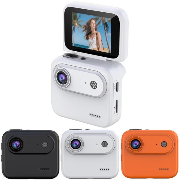 Y360 アクションカメラ 光学ガラスレンズ 140°広角 2inchモニター搭載 写真撮影 ビデオ録画 Vlog撮影 サイクリング ビデオカメラ  1/4インチ標準ネジマウント