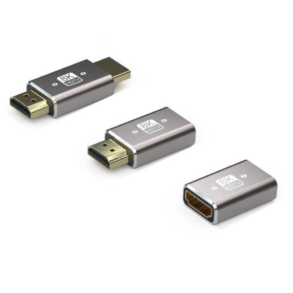 8K 変換アダプタ　1個下記の3種類よりお選びください。・HDMI 8K（Aタイプ）オス to HDMI 8K（Aタイプ）オス・HDMI 8K（Aタイプ）オス to HDMI 8K（Aタイプ）メス・HDMI 8K（Aタイプ）メス to HD...