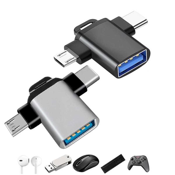 本製品1つでUSBのType A、USB-Micro B、TYPE C の３種類規格に対応。外付けHDD、USBメモリ、USBサウンドカード、マウス、キーボード、ゲームコントロール、カードリーダーなどの機器と接続して、USBメモリから動画を...