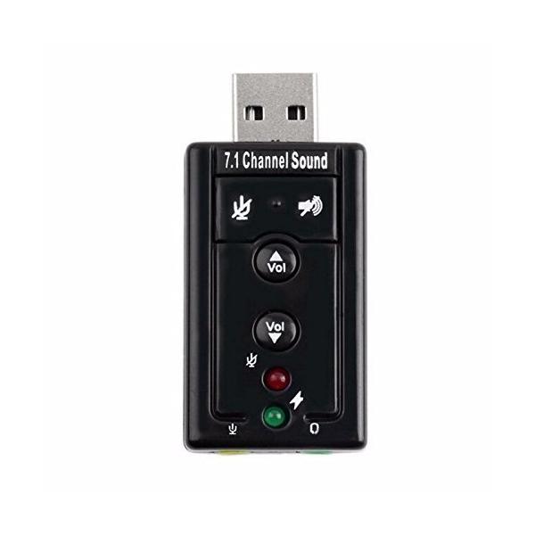 USBポートに接続するだけで簡単にオーディオデバイスとして利用できます。バーチャル7.1chサラウンドを楽しむ事ができます。本体のボタンで直接音量のUP/DOWN、ミュートなどの操作ができます。音声出力にはそのままヘッドホン/イヤホンを接続...