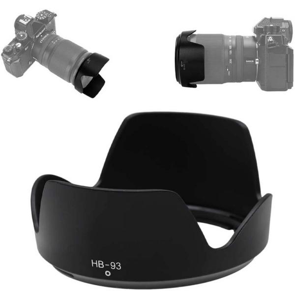 Nikon バヨネット レンズフード【 HB-93 】互換品 ※Ф67mm保護フィルターとレンズキャップを取り付けることができます。ハレーションを抑え、迷光を避け、灰、砂を防げ、レンズへの衝突を回避し、レンズを守ります。撮影時の有害光をカッ...