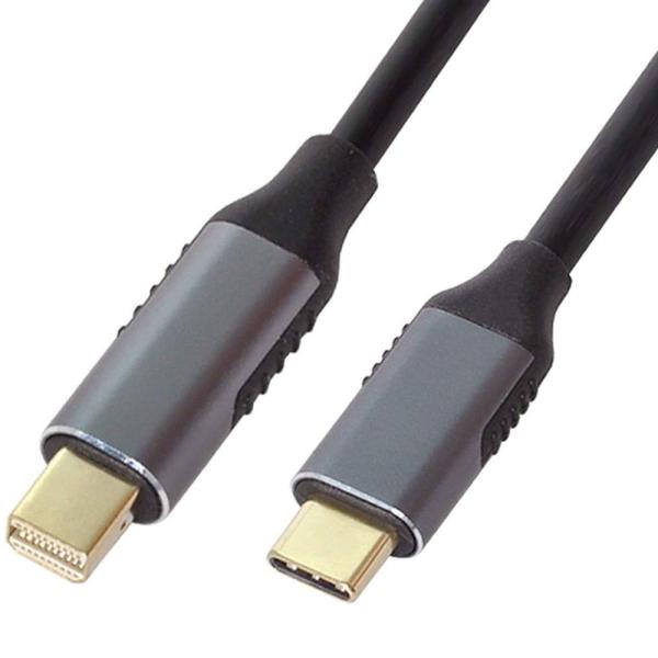 USB Type-C to Mini DisplayPort 変換ディスプレイアダプタケーブル / 1.8m  / 最大4K@60Hz / USB 3.1 タイプC to ミニディスプレイポート / 4Kモニターケーブル