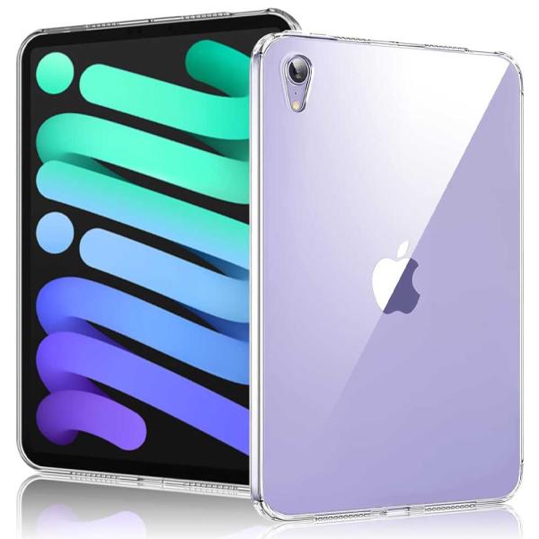 アイパッドミニ / iPadmini / 第6世代 / A17 Pro / ペン・吸着機能 /クリアケース / 透明 / TPU素材 / 保護カバー  / 背面ケース / 超軽量  /極薄落下防止