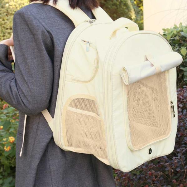 ペットとのお出かけに快適なキャリーバッグ。ドーム展開時はフルメッシュ仕様なので通気性が抜群！中のペットも外の景色を楽しめて解放感を味わえます。車や電車、飛行機、バスなどの移動時や通院時、災害時など、さまざまなシーンで活躍できます。※入荷時期...