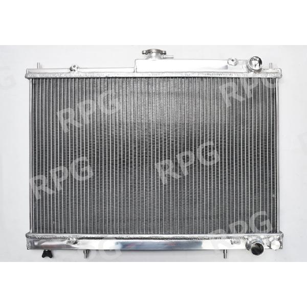 3層 52MMアルミラジエター R33 GTS-T RB25DET M/T軽量・高性能のフルアルミニウム製レーシングラジエーターです。今まで大変高価だったアルミニウム製の軽量・高性能の3層・極厚56ｍｍのラジエーターがこの価格にてお求めにな...