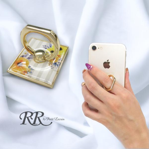 ブランド　epice(エピス)種類 スマートフォンカバーリングNBSG-106YEGY　 ストライプフラワー スマホリング 花柄 フラワー商品説明アクセサリーのデザイナーが立ち上げた、epiceブランドのスマートフォンリング。裏面の強力テー...