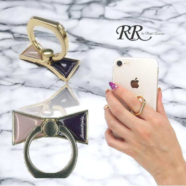 ブランド　epice(エピス)種類 スマートフォンカバーリングNBSG-9004BENV 2トーンリボン　リボン型商品説明アクセサリーのデザイナーが立ち上げた、epiceブランドのスマートフォンリング。裏面の強力テープでしっかりと固定。スマ...