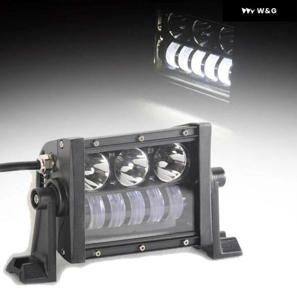 ダブルロウストレート 5.5インチ LED ライトバー 55W 6000K 防水 ハイロービーム オフロード SUV 車 4X4 ATV トラック 12V 24V カスタムパーツ アクセサリー 交換用部品Hign-concerned Che...