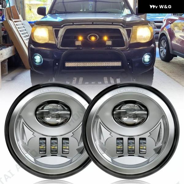 LED フォグランプ トヨタ タコマ 2005-2011 ソラーラ 2004-2006 トヨタ タンドラ 2007-2013 セコイア 2008-2015 フロント バンパー ドライビングライト カスタムパーツ アクセサリー 交換用部品Hi...