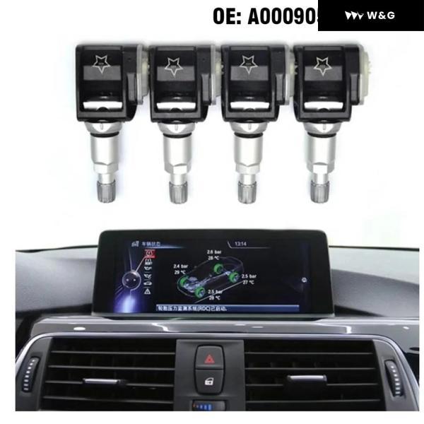 4個 車用タイヤエア圧モニターセンサー TPMS メルセデス ベンツ E クラス E300 E400 CLS A257 W213 S213 カスタムパーツ アクセサリー 交換用部品Hign-concerned Chemical:NoneVo...