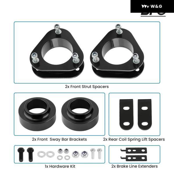 フロント2インチ リア1.5インチ フルレベリングリフトキット スペーサー 付き トヨタ RAV4 2006-2018 カスタムパーツ アクセサリー 交換用部品Hign-concerned Chemical:NoneOther Part N...