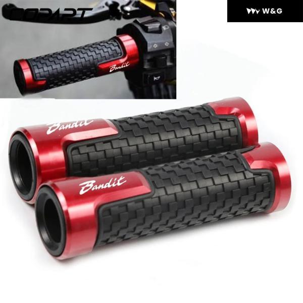 スズキ GSF 250 400 1200 1250 600 600S 650 650S 650N BANDIT 7/8インチ 22MM オートバイ バイク ハンドルバー グリップ ハンドルバー オートバイ バイク グリップ カスタムパーツ ...