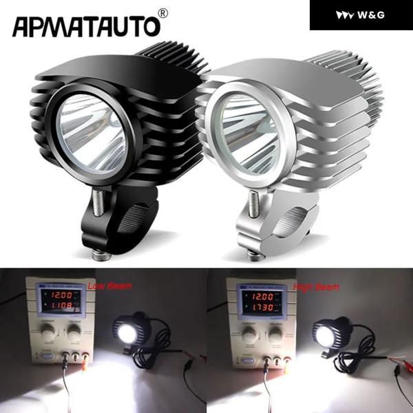 2個 オートバイ バイク LED ヘッドライト スポットライト 36W 5400LM ハイロービーム ホワイト モトフォグ DRL ヘッドランプ ハンティング ドライビングスポットライト 10V-72V カスタムパーツ アクセサリー 交換用...