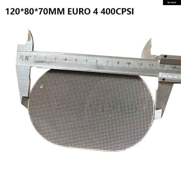 EURO4 120*80*70MM 400CPSI 汎用 セラミック触媒 キャリア 触媒コンバーター排気付き カスタム パーツ アクセサリーHign-concerned Chemical:NoneMaterial:Ceramic Metal...