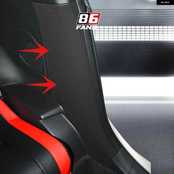 トヨタ GR86 スバル BRZ 2022 2023 車用 ブラック 傷防止 ステッカー 車内Bピラー ドア両側 カスタム パーツ アクセサリーTypes of Car Floor Mats:All WeatherPattern:Solid...