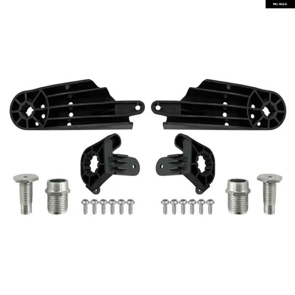 1ペア BLAKC ABS ヘッドライト リペアキット メルセデス GLK X204 OEMナンバー A2048200714 A2048200814 交換用カーアクセサリー カスタム パーツ アクセサリーHign-concerned Che...