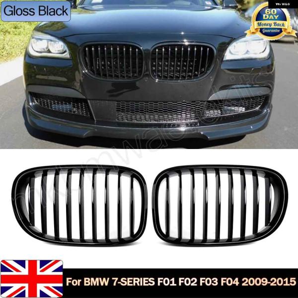フロント バンパー キドニー グリル BMW 7シリーズ F01 F02 2008-14 グロスブラック 740I 750I 760LI カスタム パーツ アクセサリーHign-concerned Chemical:NoneBrand Na...