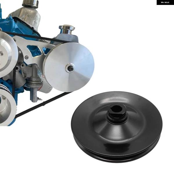 パワーステアリング プーリー シングルグルーブ Vベルト キーウェイ SAGINAW GM 8948BLK アクセサリーパーツ カマロ ファイヤーバード カミノ 70-74 カスタム パーツ アクセサリーHign-concerned Che...