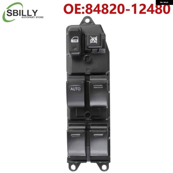 8482012480 84820-12480 車用電動パワーウィンドウスイッチ トヨタ カローラ CE120 NZE120 ZZE121 ZZE122 84820-0F040 84820-12460 カスタム パーツ アクセサリーHign-...