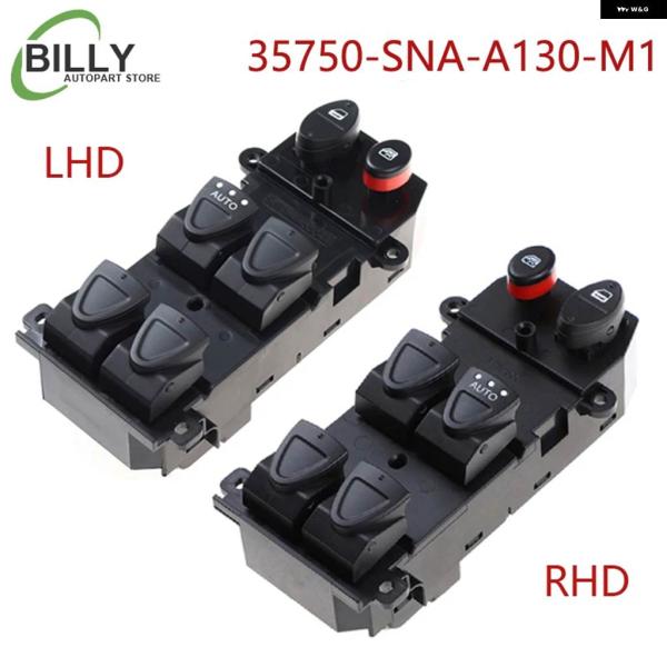 LHD RHD 35750-SNA-A130-M1 パワーリフターウィンドウマスタースイッチ 35750SNAA130M1 35750-SNV-H51 ホンダ シビック 2006-2010 カスタム パーツ アクセサリーHign-conce...