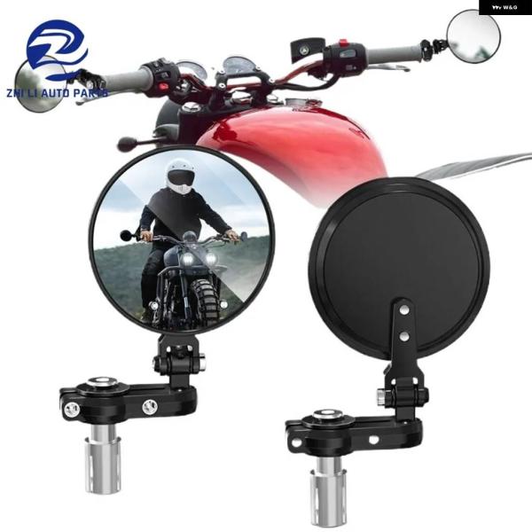 2個 オートバイ バーエンド ミラー 折りたたみ 式 汎用 サイドリアビューミラー カスタム パーツ アクセサリーHign-concerned Chemical:NoneOrigin:Mainland ChinaPosition:Unive...