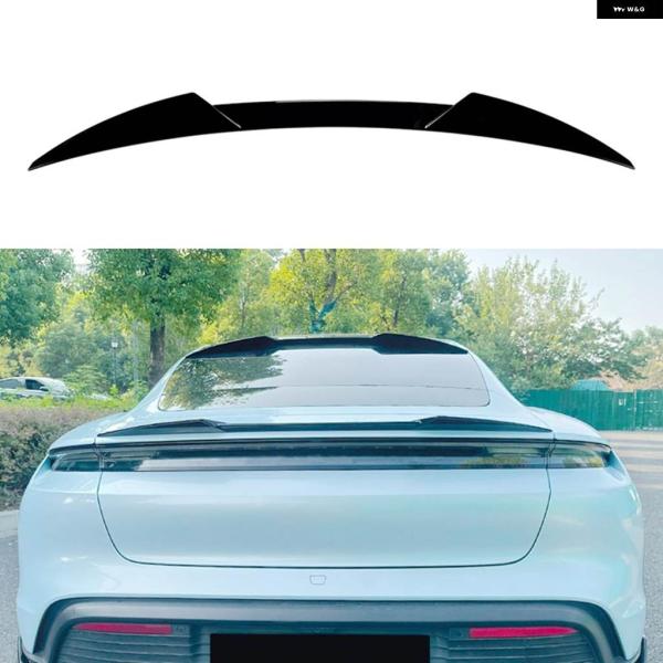 ポルシェ タイカン リアウィンドウ ルーフスポイラー ウィング トランク スポイラー 2019-2025 ブラック カーボン チューニング カー スタイリング アクセサリー カスタム パーツ アクセサリーHigh-concerned che...