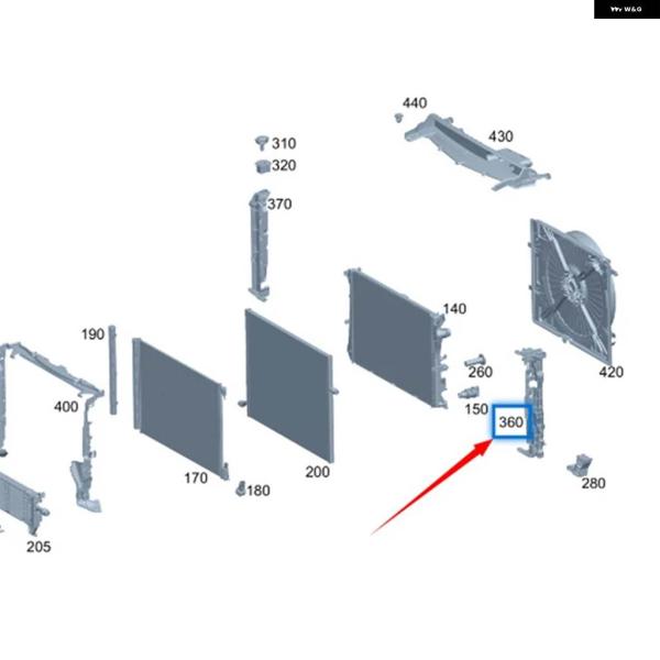 1ペア コンデンシングコンプレッサー ブラケット ウォータークーラー サポート メルセデス ベンツ GLC W253 0995044118 0995044218 交換部品 カスタム パーツ アクセサリーHigh-concerned chem...