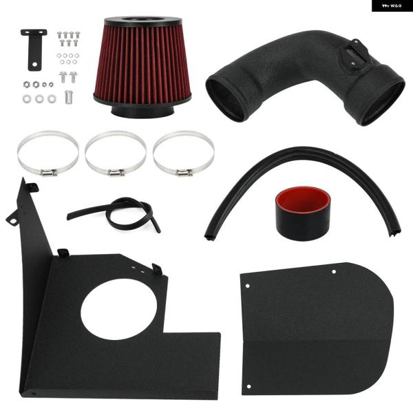 アルミ 3.5インチ コールドエアインテーク システム キット ヒートシールド 付き BMW 120I 125I F20/F21 16-18 BMW 220I F22/F23 16-18 カスタム パーツ アクセサリーHigh-concer...