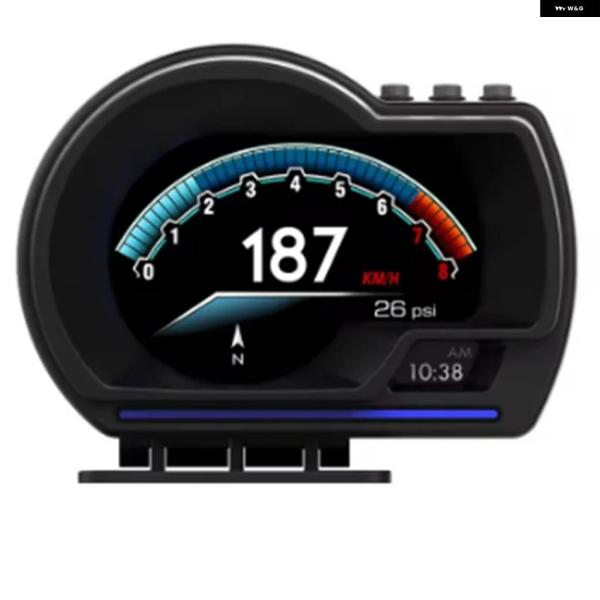 スピード メーター 汎用 OBD GPS デュアル システム 計器 ヘッドアップ ディスプレイ HUD 多機能ゲージ 水温計 P6 カスタム パーツ アクセサリーHigh-concerned chemical:NoneOrigin:Main...