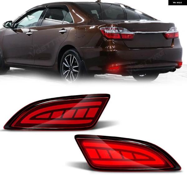 LEDリア バンパー リフレクター トヨタ カムリ 2015 2016 ランニングフローイングダイナミックウィンカーブレーキランプ カーアクセサリー 12V カスタム パーツ アクセサリーHigh-concerned chemical:No...