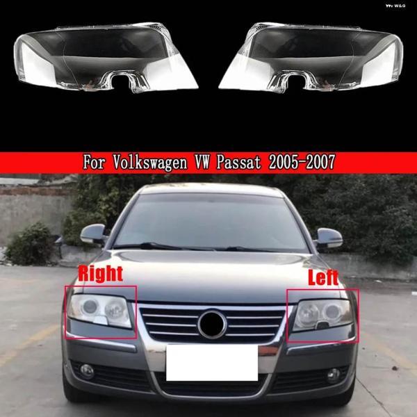 車用 ヘッドライト フォグランプ レンズ カバー シェル ヘッドランプ レンズ フォルクスワーゲン VW パサート 2005-2007 車用 オート シェル カバー カスタム パーツ アクセサリーHigh-concerned chemica...