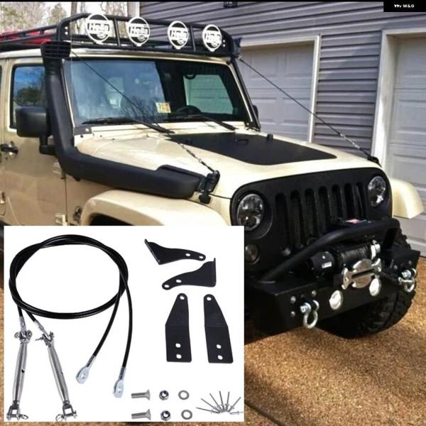 リムライザーキット ジープ ラングラー JK 2007-2016 2017 2018 障害物除去ロープ プロテクター ロワー枝をそらすブラシ カスタム パーツ アクセサリーHigh-concerned chemical:NoneCountr...