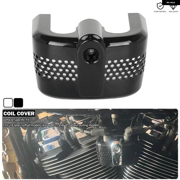 ミッド フレーム トリム コイルカバー ハーレー ソフテイル ストリートボブ ファットボーイ グレー ゴースト ローライダー スポーツグライド ブレイクアウト ヘリテージ 2018-2025 カスタム パーツ アクセサリーProtectiv...