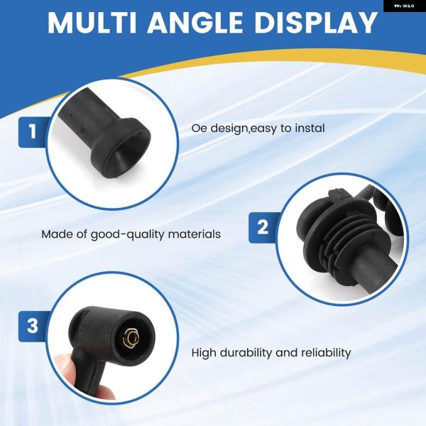 車用 イグニッション ラインセット スパークプラグ ワイヤーセット XS8Z12286-BA フォード モンデオ II 1996-2000 フォーカス 1998-2004 クーガー 1998-2001High-concerned chemi...