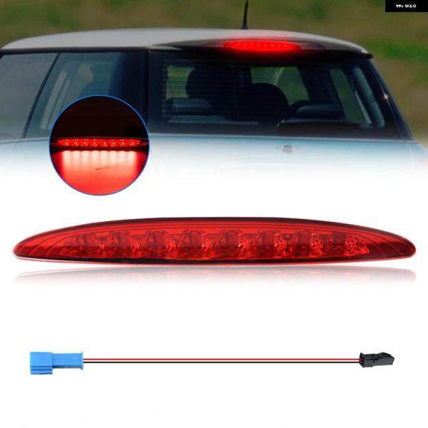 12V LED 3RD ハイレベル サードブレーキストップ テールゲートライト レッドレンズ BMW MINI COOPER R50 R53 2001-2006 63256935789 63251477679High-concerned c...