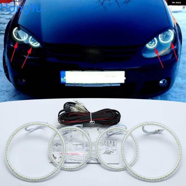 エンジェルアイズ 超高輝度 SMD LED エンジェルアイズ キット フォルクスワーゲン VW ゴルフ 5 ラビット ジェッタ R32 V MK5 2004-2009High-concerned chemical:NoneVoltage:1...