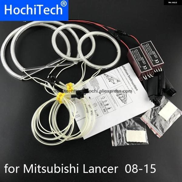 三菱 ランサー 2008-2015 非プロジェクター CCFL エンジェルアイキット ホワイト 6000K CCFL ハローリング ヘッドライトHigh-concerned chemical:NoneModel Name:For Mitsu...