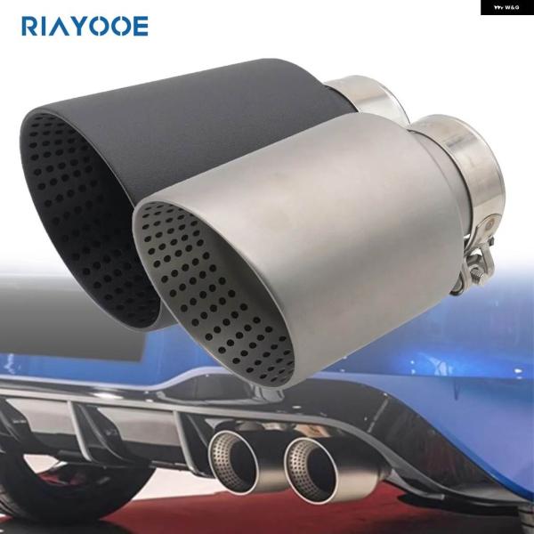 車用マフラーチップ パイプ システム 消音 汎用 サイレンサー ステンレス マフラーチップ 排気 63MM 76MMHigh-concerned chemical:NoneSpecial Features:Exhaust MufflerOt...