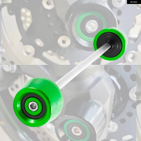 カワサキ ZZR1400 ZX-14R ZX14R VERSYS650 VERSYS1000 VERSYS 650 1000 オートバイ フロントアクスル フォーク ホイール プロテクター クラッシュ スライダー カスタム パーツ アクセサ...