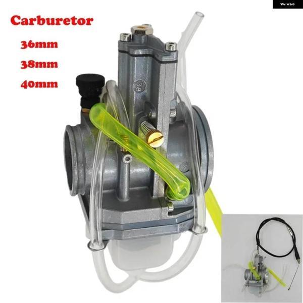 モト キャブレター 36MM 38MM 40MM LECTRON カワサキ KX 250F 450F KLX 400 450 KX250F KX450F KLX400 KLX450 KLR650 2T キャブレター カスタム パーツ アクセ...