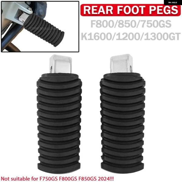 バイク フットペグ BMW F800GS F850GS F750GS K1200GT 2007-2008 K1300GT 2008-2010 K1600GT パッセンジャー リア フットボード カスタム パーツ アクセサリーHigh-con...