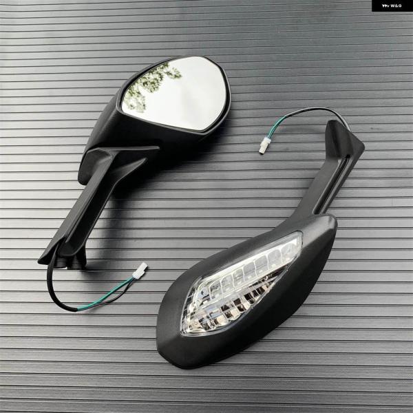 PANIGALE 959 1299S PANIGALE V2 R/S バイク バックミラー LED ウィンカー シグナル ハンドルバー バックミラー カスタム パーツ アクセサリーHigh-concerned chemical:NoneIt...