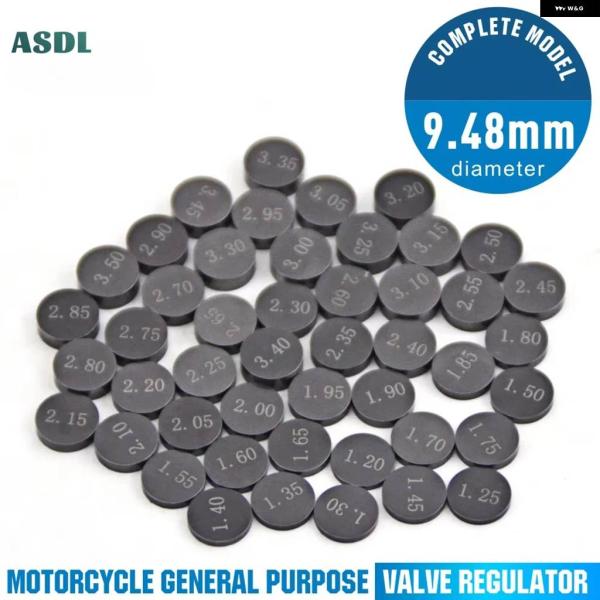 6/10PC バイク 9.48MM バルブ シム ガスケット パッド ヤマハ YP400 YP マジェスティ 400 YZ400F YZ400 YZ426F YZ426 YZ450F YZ450 カスタム パーツ アクセサリーHigh-co...