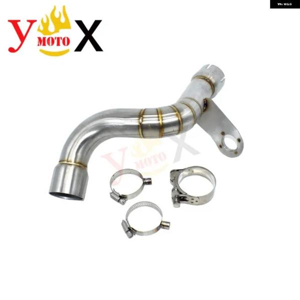 バイク スリップオン ミドルリンク パイプ マフラー ミッドエスケープリンク BMW F750GS F850GS 2018-20 カスタム パーツ アクセサリーHigh-concerned chemical:NoneModel Name:Y...