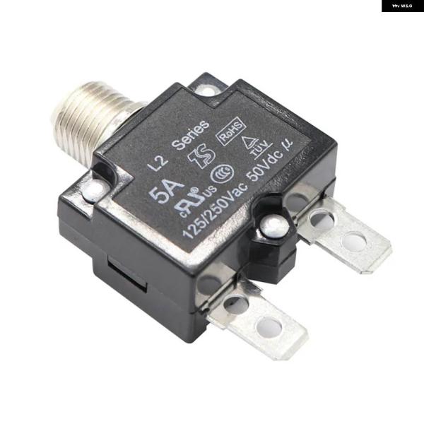 12V 5A 10A 15A 20A 30A プッシュ ボタン 式リセット可能サーマルサーキット ブレーカー パネル マウント 過負荷リセット用 な仕上がり #296853 カスタム パーツ アクセサリーHigh-concerned che...