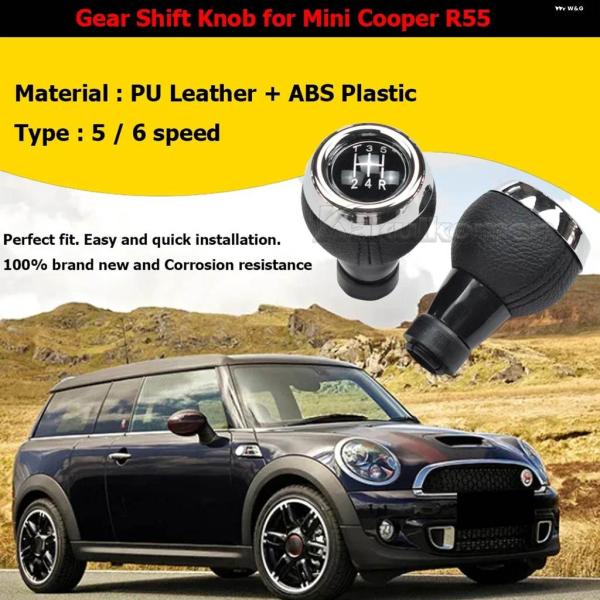 ミニクーパー R55 R56 R58 R59 F56 F54 F57 カントリーマン R60 R61 5/6速 マニュアル トランス ミッション ギア シフト ノブ シフター レバー カスタム パーツ アクセサリーHigh-concerne...